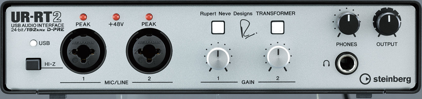 Rupert Neveとコラボ｜Steinberg、トランスフォーマー搭載のオーディオインターフェース「UR-RT2」「UR-RT4」を発表 ...